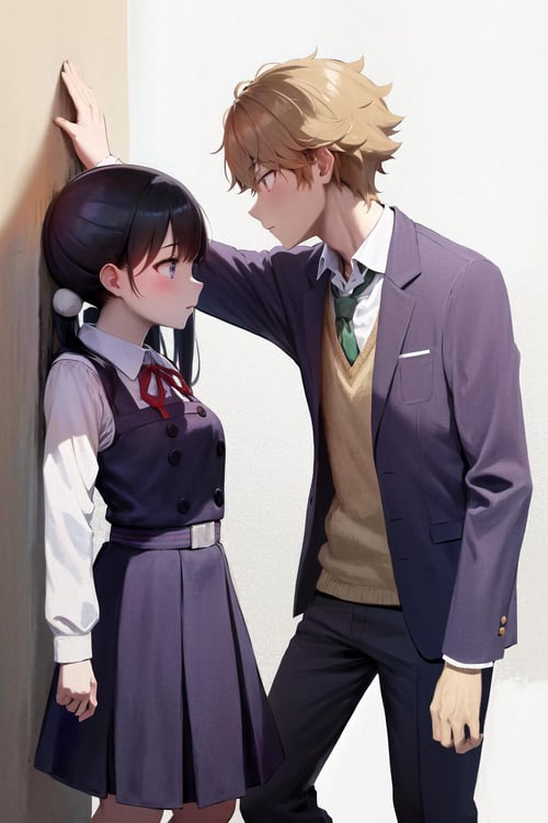Kabedon (Wall Slam) Side View | 壁咚 侧面视角 | 壁ドン - v1.0 | Tensor.Art