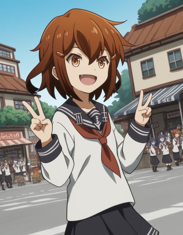 Ikazuchi (雷) - KanColle: Kantai Collection - anime s1 | image created ...