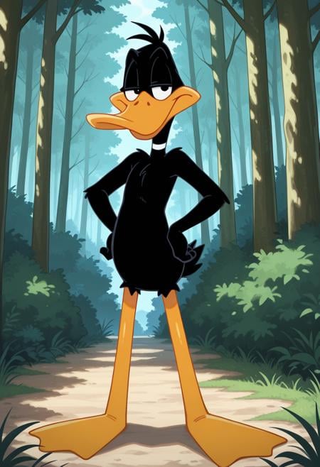 Furry Anthro Daffy Duck Lora - V1 | Stable Diffusion Model - LORA ...