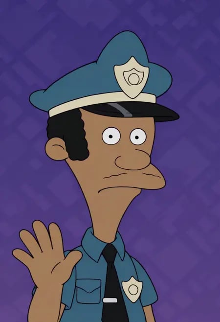 Lou IL (The Simpsons) - V1 - Free AI Model | Tensor.Art | Tensor.Art