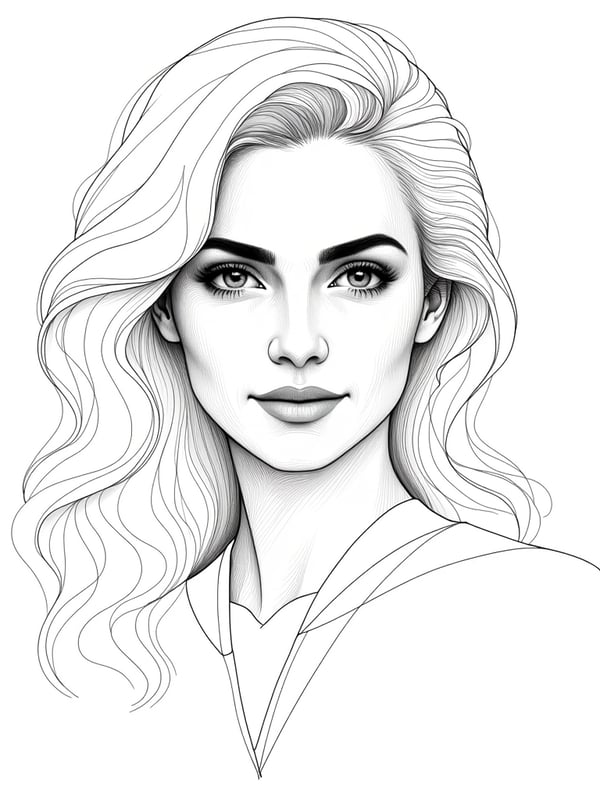 LINE DRAWING ART - LINE DRAWING | FLUX - LORA | Tensor.Art