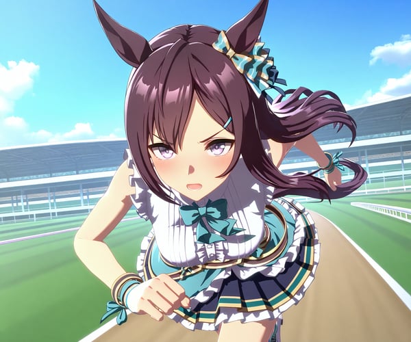 メジロドーベル Mejiro Dober Umamusume in game style 3D - 1.0 | image created ...
