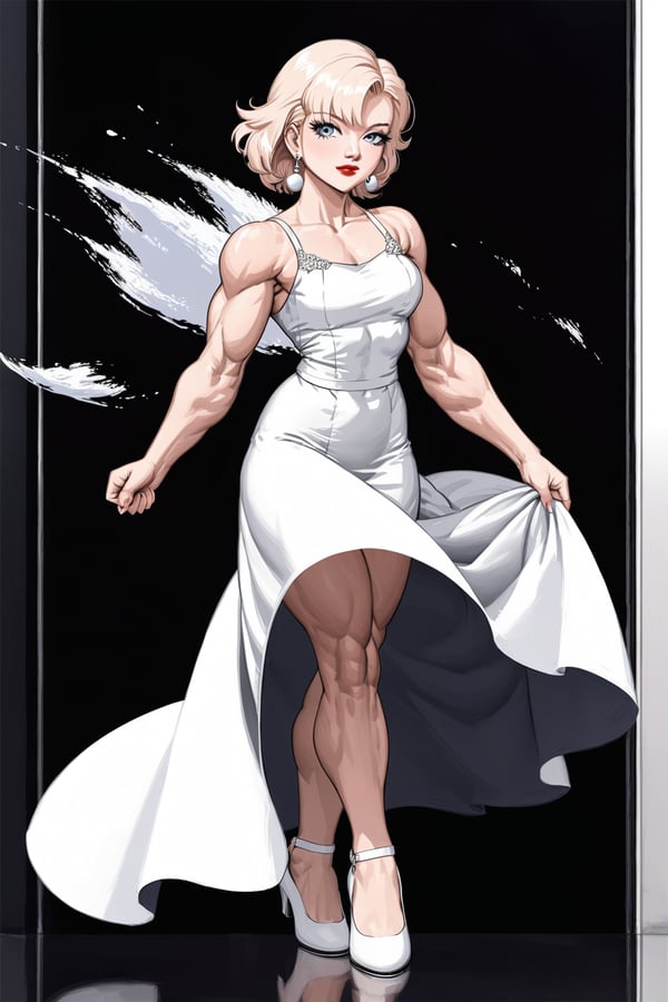 Muscular girls anime XL - Muscles 1 | image created by A88Miles ...
