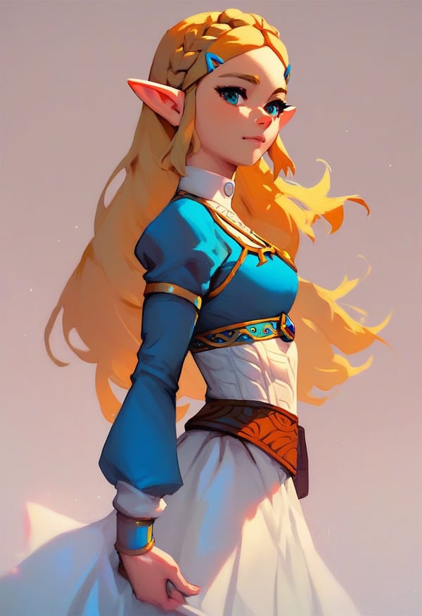 Princess Zelda ( BoTW & ToTK ) - 1 | image created by SupremeKingJaden6 ...