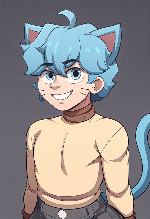 Gumball Watterson Human (Blackwhiplash) | Tensor.Art | Tensor.Art