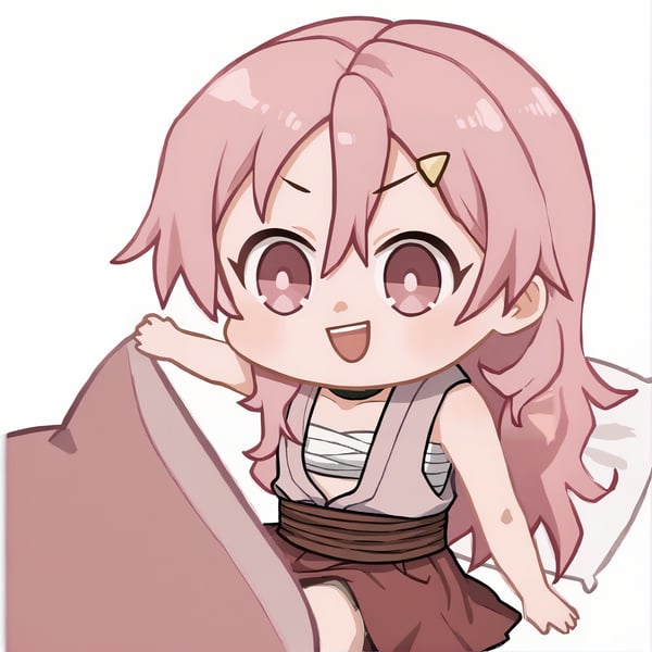 Seggs, chibi, open mouth, smil | image created by | Tensor.Art