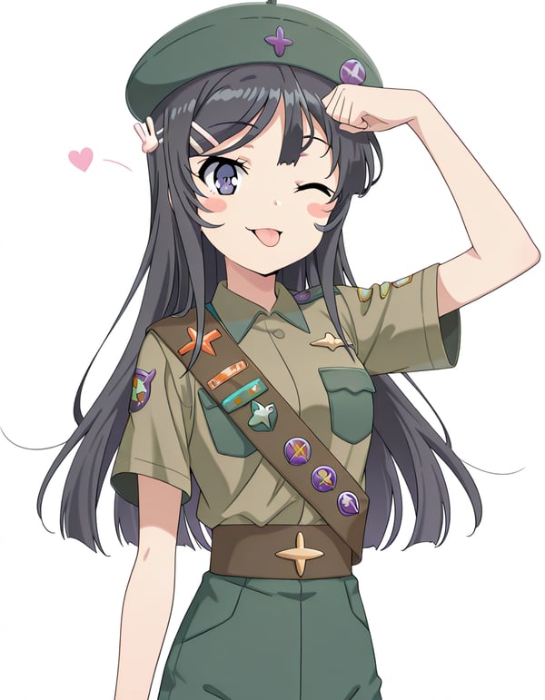Girl Scout Uniform (Clothing) | Tensor.Art | Tensor.Art