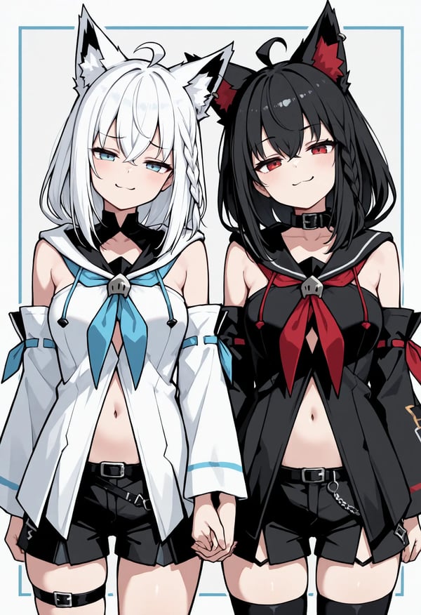 Shirakami Fubuki [illustriousXL] 10 outfits (Holol - v1 | image created ...