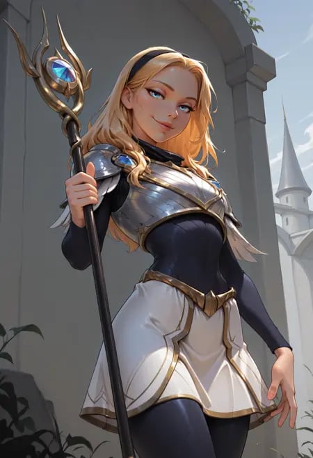 Luxanna Crownguard (Lux) / League of... | Tensor.Art | Tensor.Art