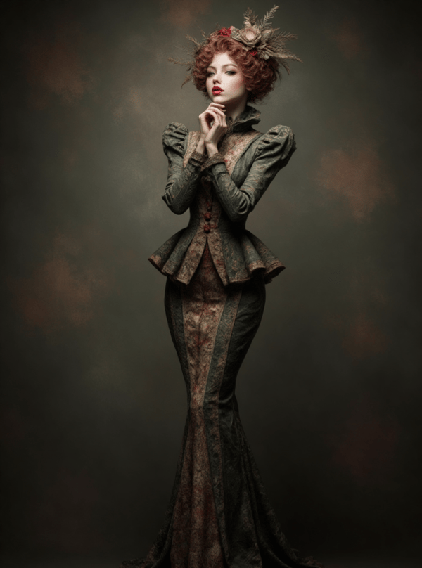 The Gilded Body: Surreal Belle Époque | Tensor.Art | Tensor.Art