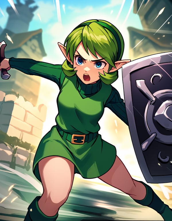 Saria (Ocarina of Time) - Jigen - 0.8 | Tensor.Art | Tensor.Art
