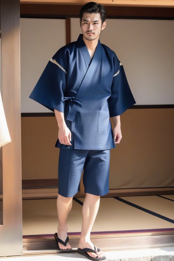 Jinbei(甚平), Japanese clothing - XL v1.0 | Tensor.Art | Tensor.Art