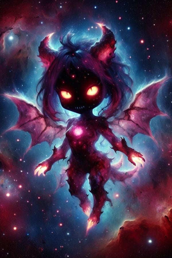 martius_nebula chibi demon wom | image created by | Tensor.Art