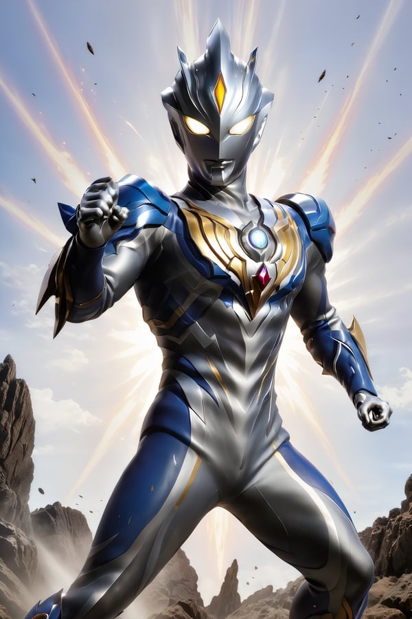 Ultraman, Cosmic Guardian, Lig | image created by | Tensor.Art