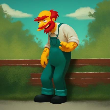 Groundskeeper Willie (the simpsons) - V1 | Stable Diffusion Model ...