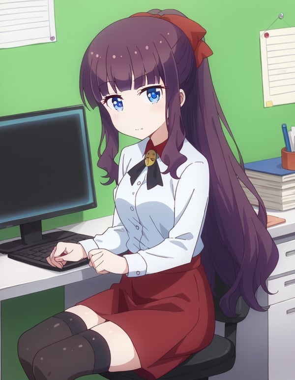 Hifumi Takimoto (滝本 ひふみ) - New Game! - animebooru | image created by ...
