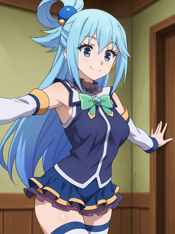 Aqua (The Foremost Arch Wizard / Konosuba)... | Tensor.Art | Tensor.Art