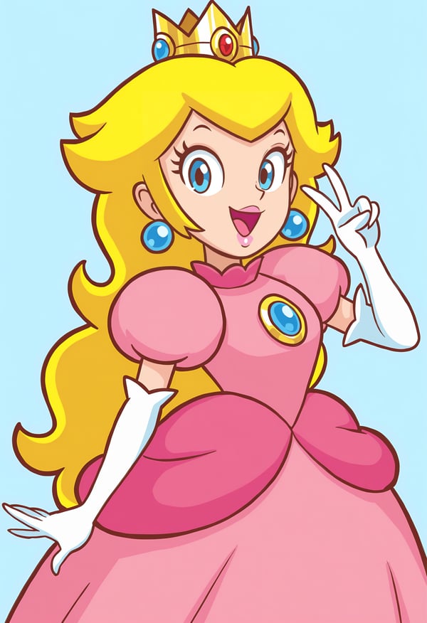 Princess Peach - Super Princess Peach [IL]... | Tensor.Art | Tensor.Art