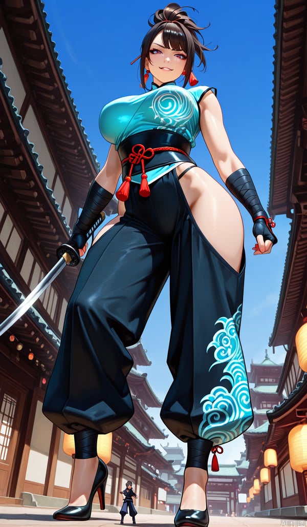 ill姿势系列-持武士刀姿势katana pose - Free AI Model | Tensor.Art | Tensor.Art
