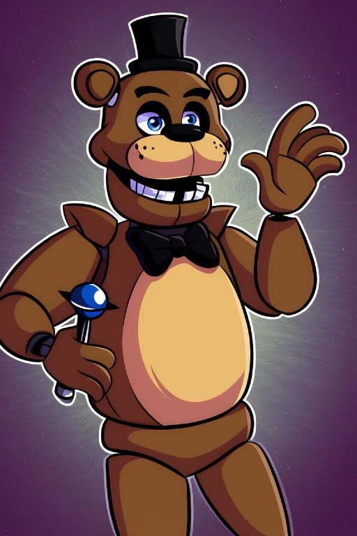 PonyXL Freddy Fazbear FNAF / Five Nights at... | Tensor.Art | Tensor.Art
