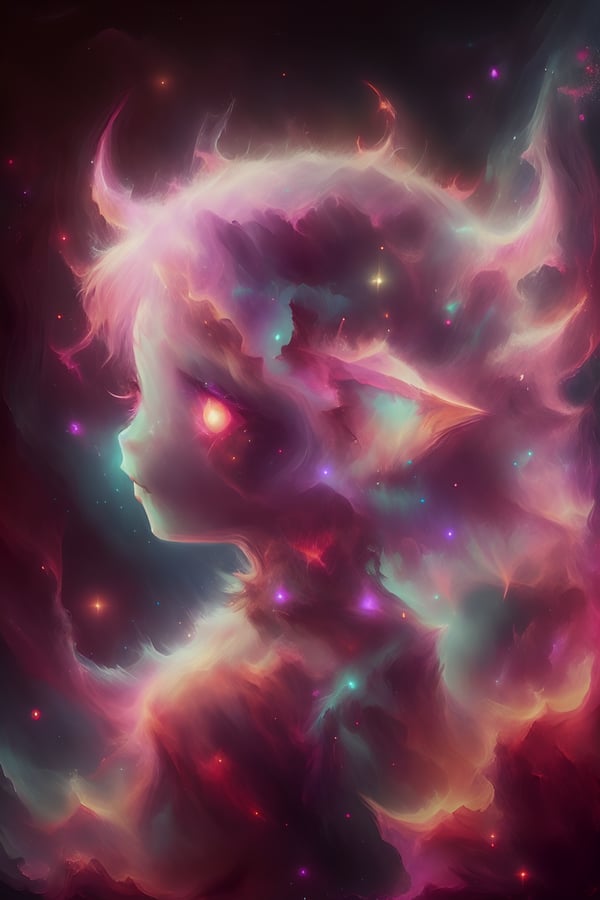 martius_nebula chibi demon wom | image created by | Tensor.Art