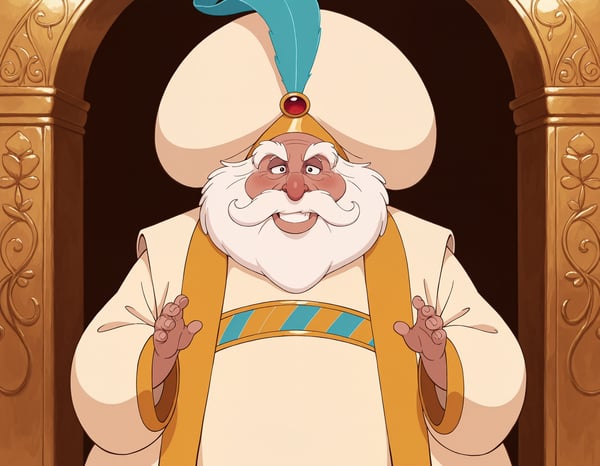 the sultan - aladdin (Disney's 1992) - Illustrious | Stable Diffusion ...