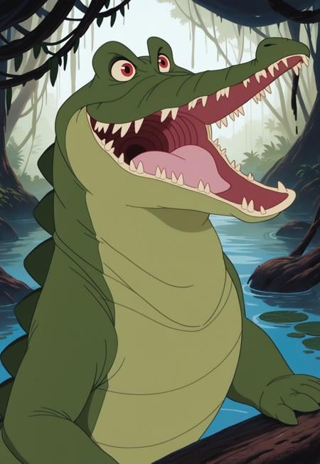 Tick-Tock the Crocodile (Peter Pan 1953) - V1 | Stable Diffusion Model ...