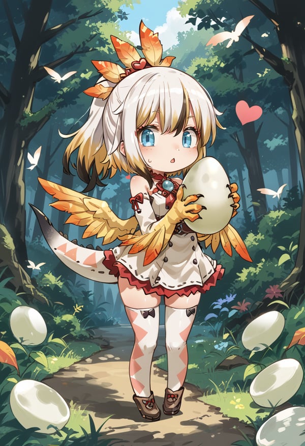 Monster Hunter - kulu-ya-ku girl（クルルヤック, 搔鳥） PonyX - | Stable Diffusion ...