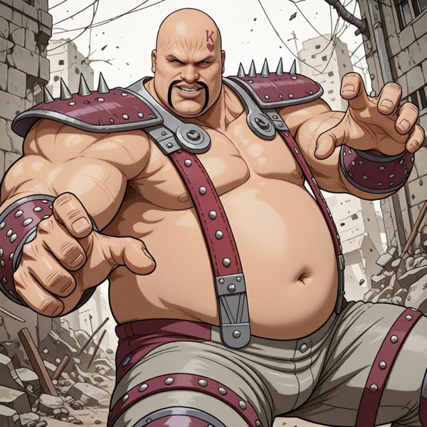 Hokuto no Ken Hokuto_Mr_Heart Mr.ハート - v2.0 | Stable Diffusion Model ...