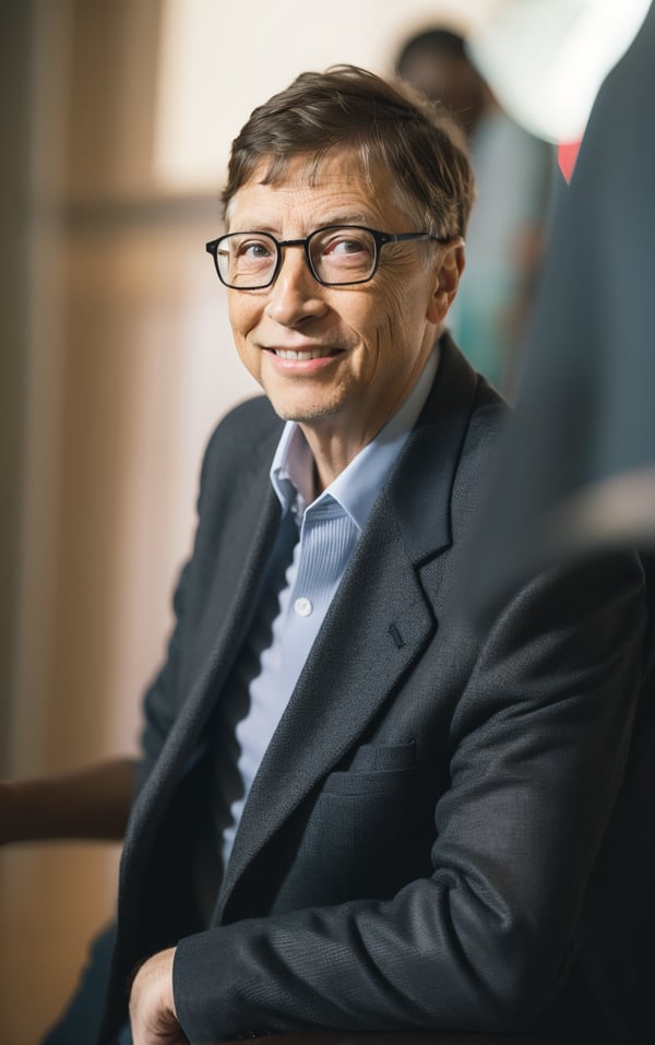 bill gates, | image created by | Tensor.Art