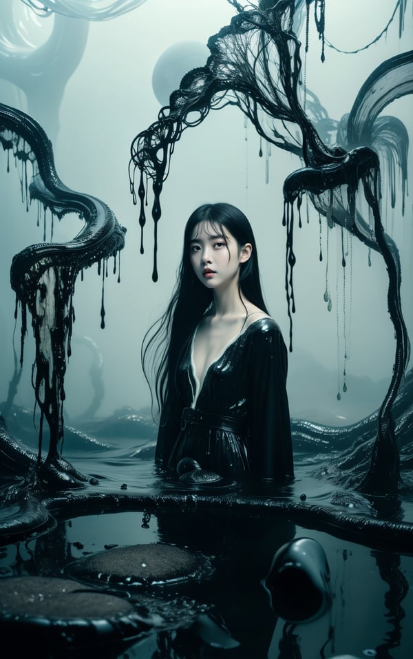 masterpiece,the black water,(b | image created by | Tensor.Art