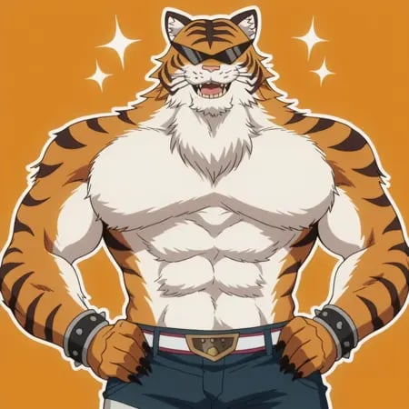 Tiger man from Sentouin, Hakenshimasu | Tensor.Art | Tensor.Art