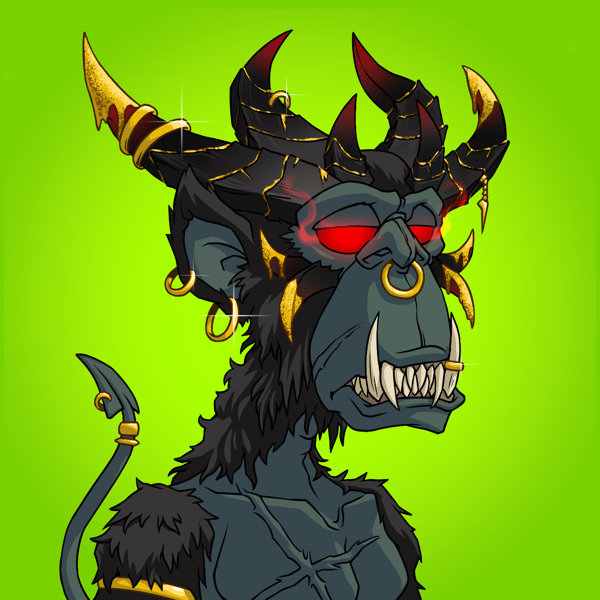 Mutant Ape Yacht Club: Mega Demon NFT #4849... | Tensor.Art | Tensor.Art