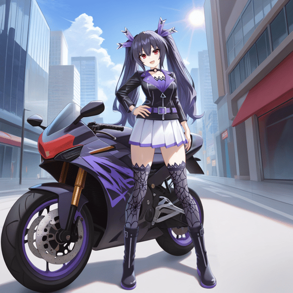 Noire - Hyperdim. Neptunia (24 Outfits/2... | Tensor.Art | Tensor.Art