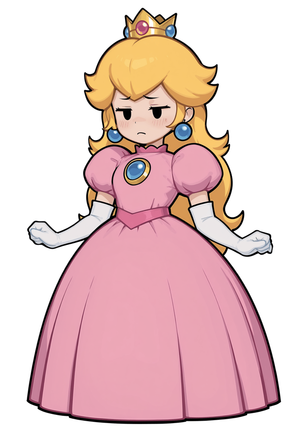 Princess Peach - Paper Mario V2 [IL] - v2 | Stable Diffusion Model ...