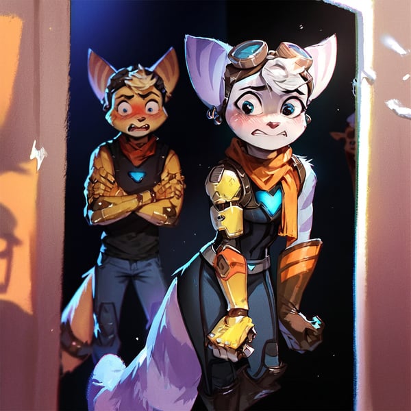 Rivet, Ratchet and Clank: Rift aparyt... | Tensor.Art | Tensor.Art
