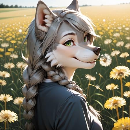 +OC-Anthro Wolf-Marianne Dandelion-Brettboar... | Tensor.Art | Tensor.Art