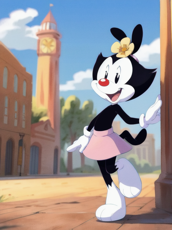 Dot Warner (Animaniacs) - V1 | image created by KitsuneGirl | Tensor.Art
