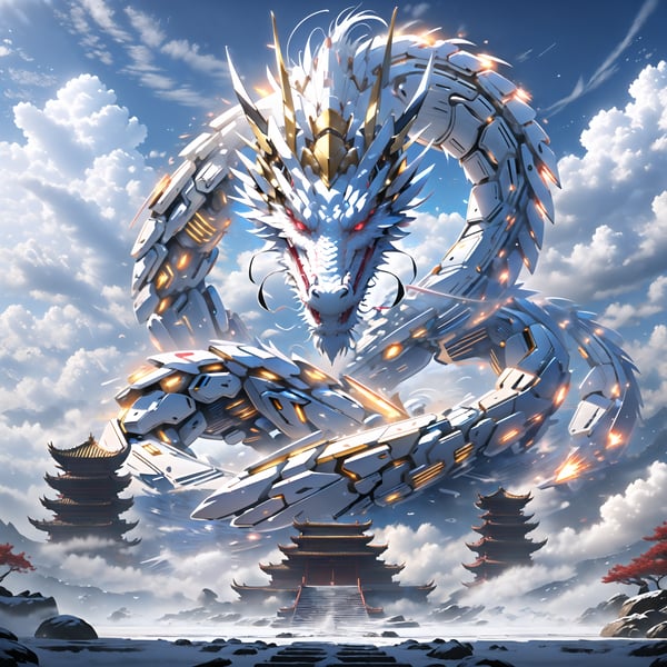 mecha dragon - v1_高精度版本 | Stable Diffusion Model - LORA | Tensor.Art