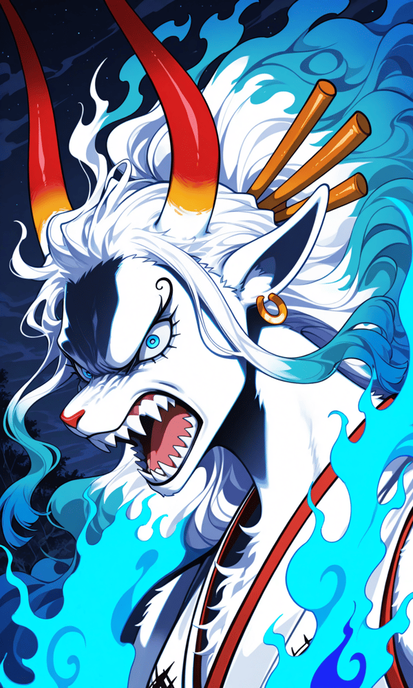 Yamato's hybrid form | One Piece - v1.0 | Tensor.Art | Tensor.Art