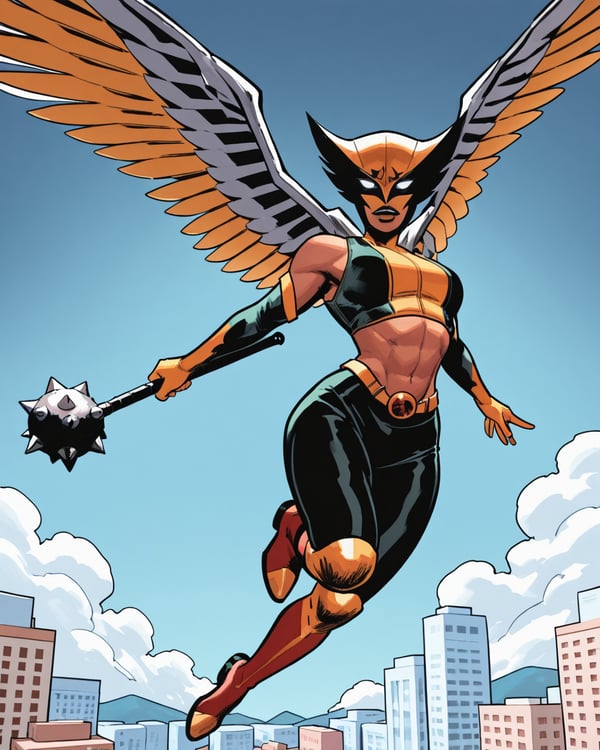 Hawkgirl - DC Comics (Illustrious) - 1.0V | Stable Diffusion Model ...