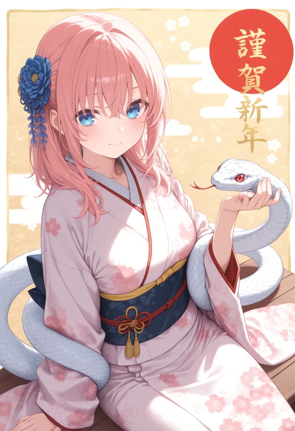 nengajou / 年賀状 / 巳年 / 干支 / 謹賀新年 - v1.0 | image created by nnk245 ...