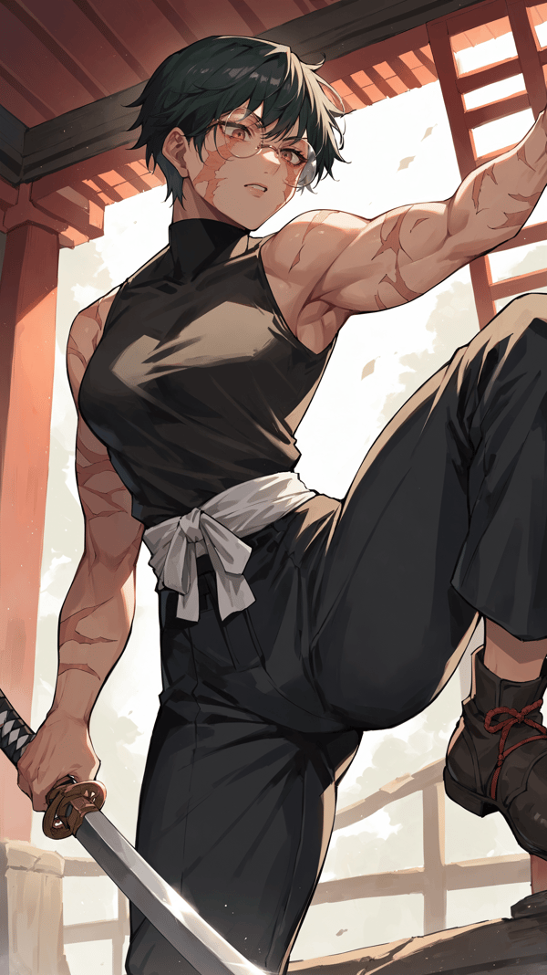 Maki Zenin Post Shibuya (Jujutsu Kaisen) | Tensor.Art | Tensor.Art