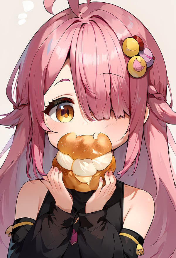 |Concept| Eating Cream Puff (Su Cream) - V1 | Stable Diffusion Model ...