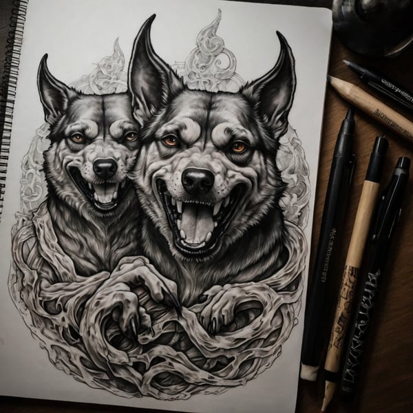 Drawing style - Tattoo_TD - Free AI Model | Tensor.Art | Tensor.Art