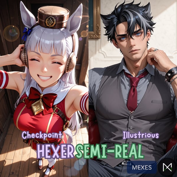 Hexer Semi Real (3D / Anime) | Mexes | Tensor.Art | Tensor.Art