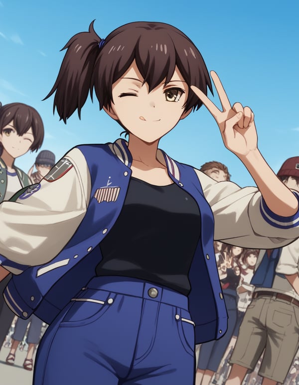 Kaga (加賀) - KanColle: Kantai Collection - anime s1 | image created by ...