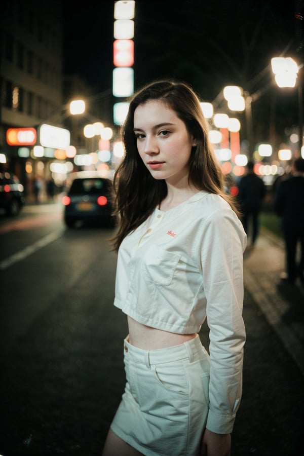 polaroid photo, night photo, p | image created by | Tensor.Art