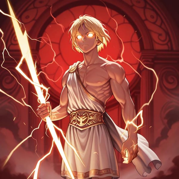 Holding Zeus ThunderBolt [Weapon] by Leaf | Tensor.Art | Tensor.Art