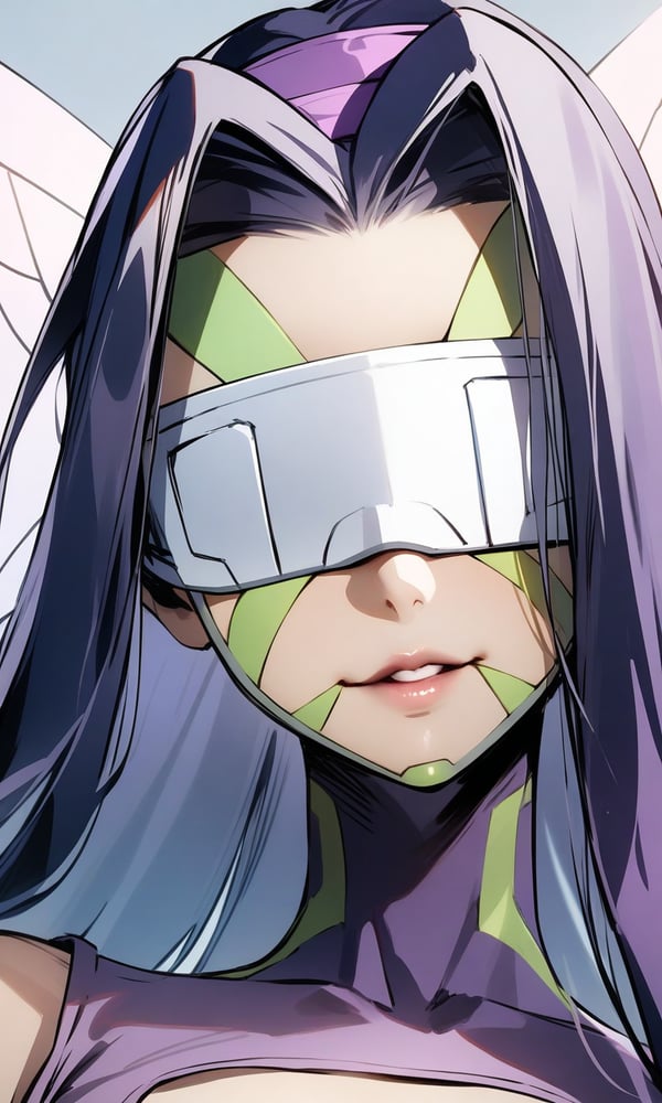 solo, kazemon, green eyes, bli | image created by | Tensor.Art